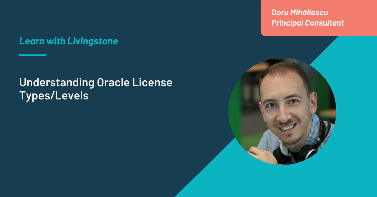 Oracle License Types and Levels